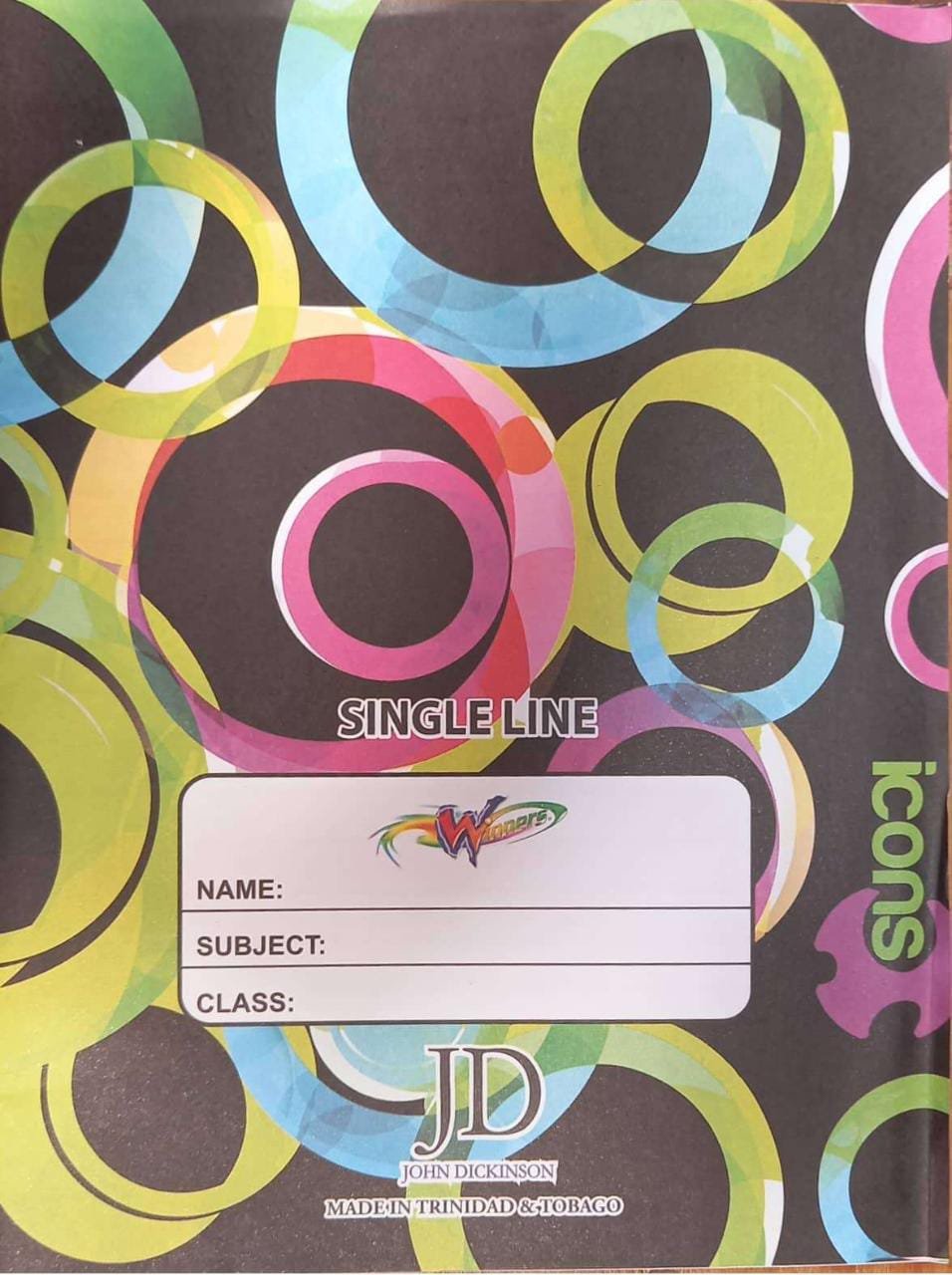 Single line exercise book 80 pages - The Book Jungle Jamaica