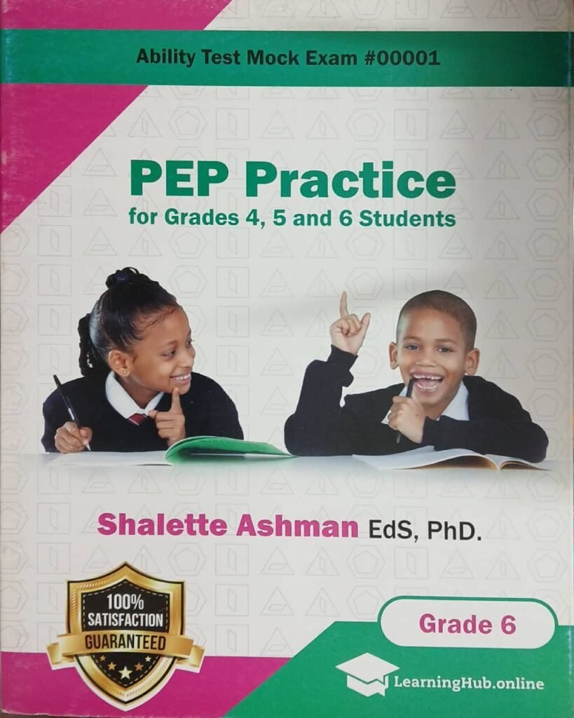 PEP Practice for Grades 4,5 and 6 Students Ability Test Mock Exam - The ...