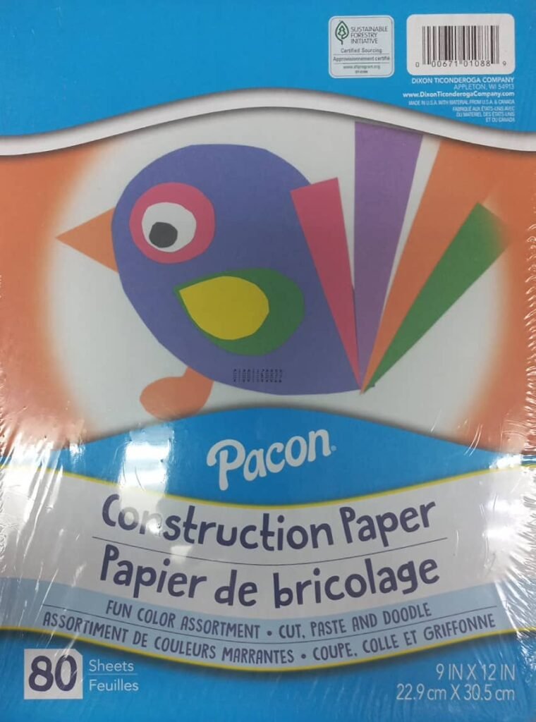 Pacon Construction Paper 80 sheets - The Book Jungle Jamaica